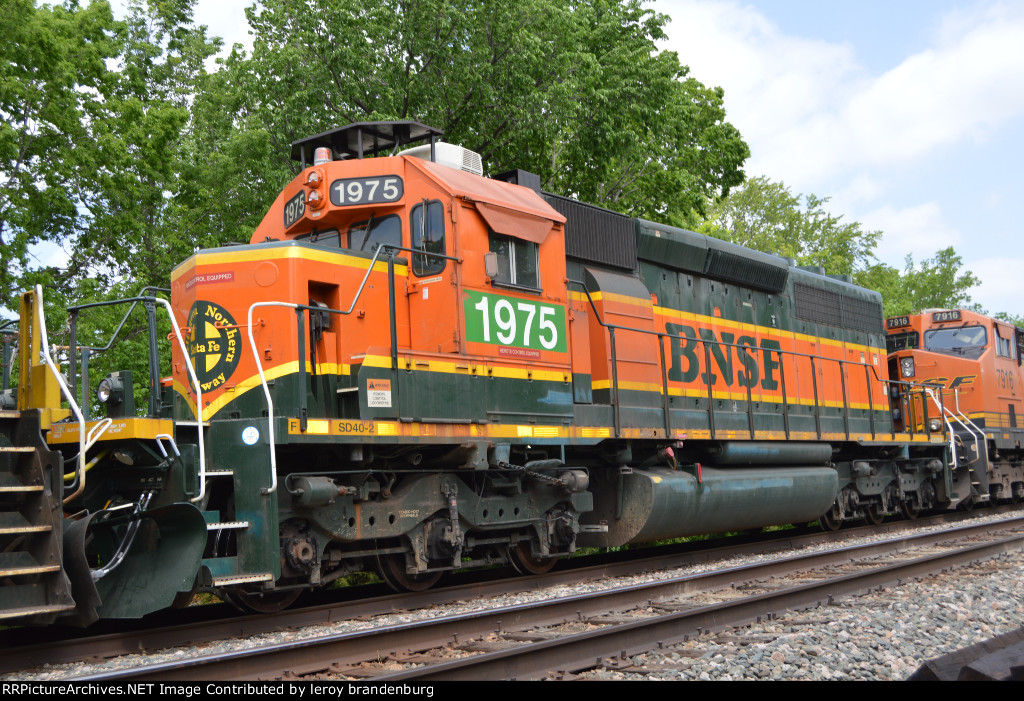 BNSF 1975 ex bn, ex c&s on the TULKCK tied down